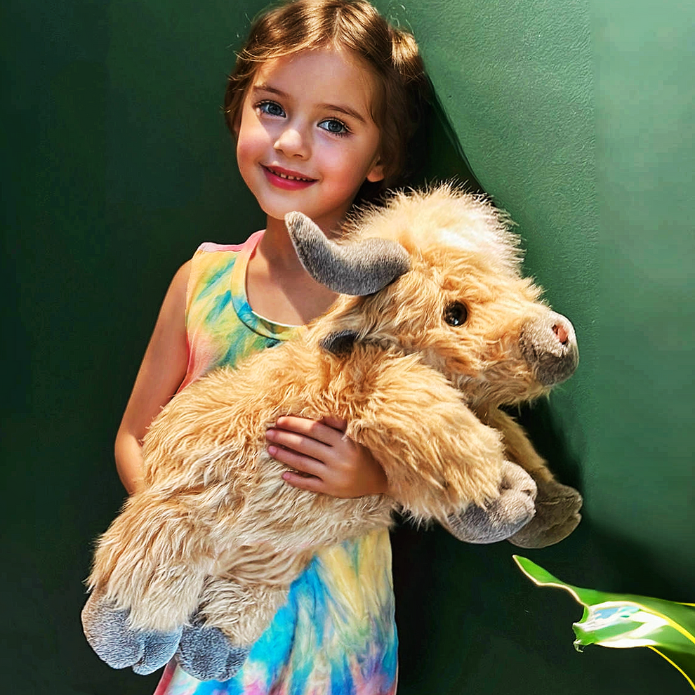 uoozii®️ 20" | 4 Pounds Highland Cow | Zipped Warmable & Coolable Pouc ...